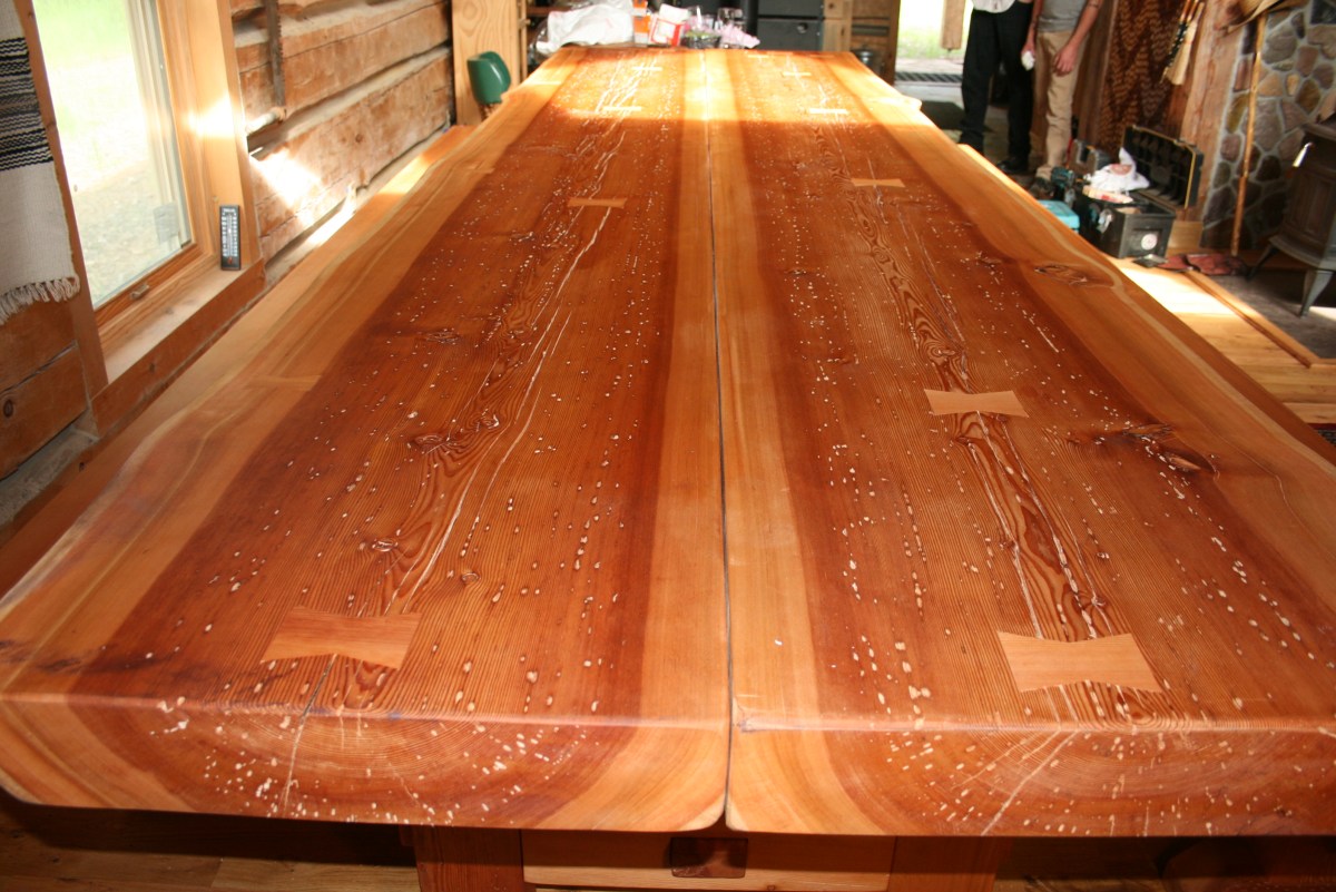 Larch Table « Bad Goat Forest Products