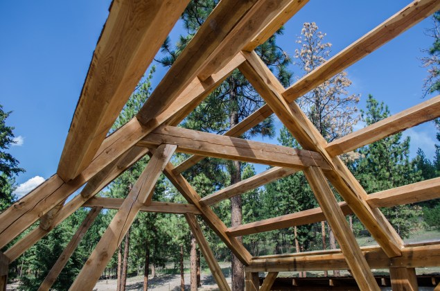 Timber Framed Barns « Bad Goat Forest Products