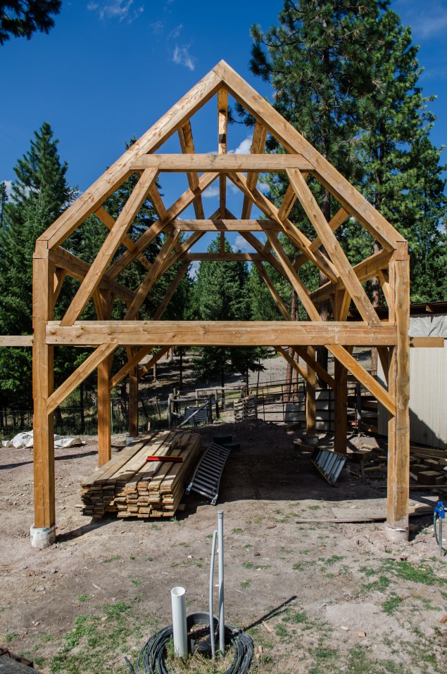 Timber Framed Barns « Bad Goat Forest Products